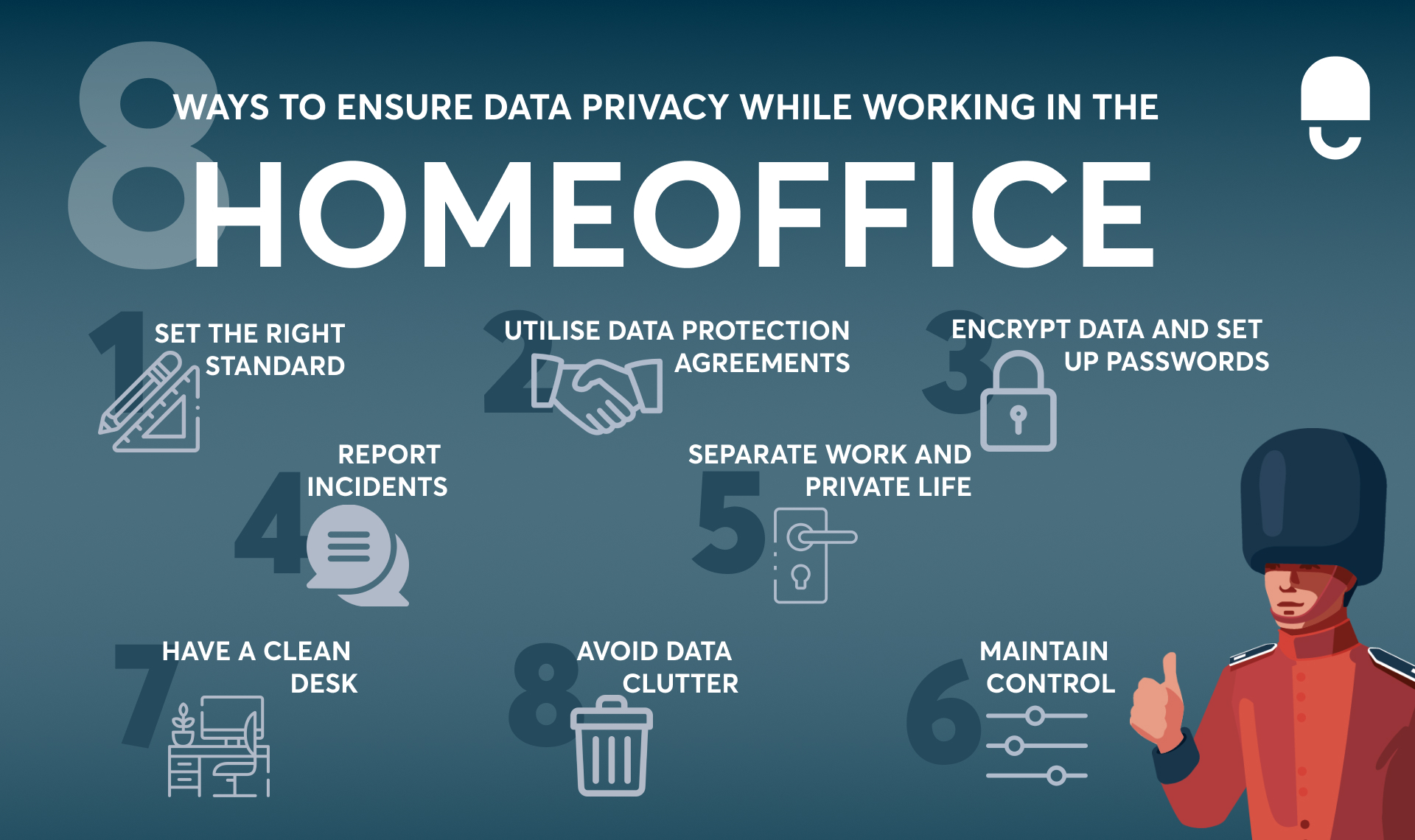 8 ways to ensure data privacy while working from home | DataGuard